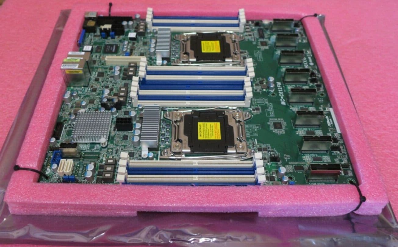NEW ASRock Rack MC-C612FM Server Motherboard Dual LGA-2011-3 Socket ...
