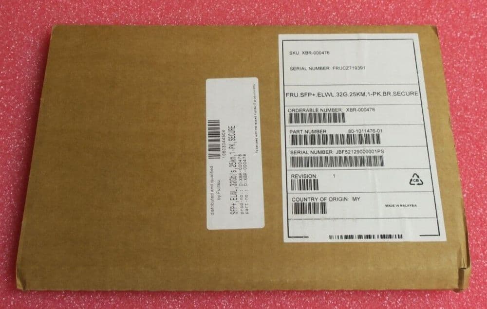 NEW Brocade 32Gb FC ELWL 25km SFP Transceiver Module 57-1000494-01 XBR ...