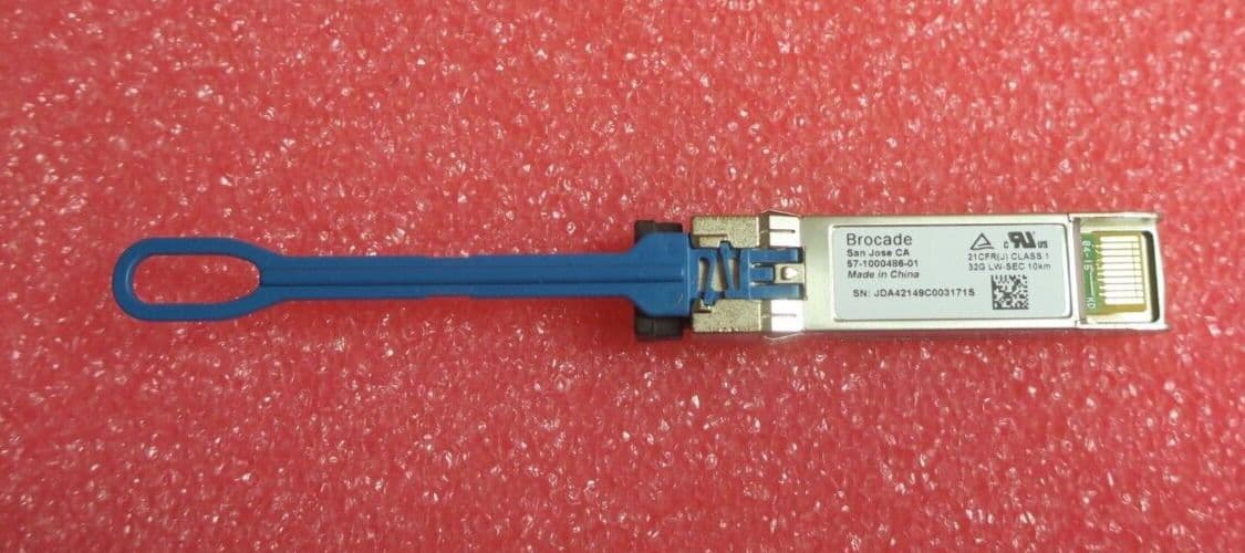 NEW Brocade 32Gb FC LWL 10km SFP Transceiver Module 57-1000486-01 XBR ...