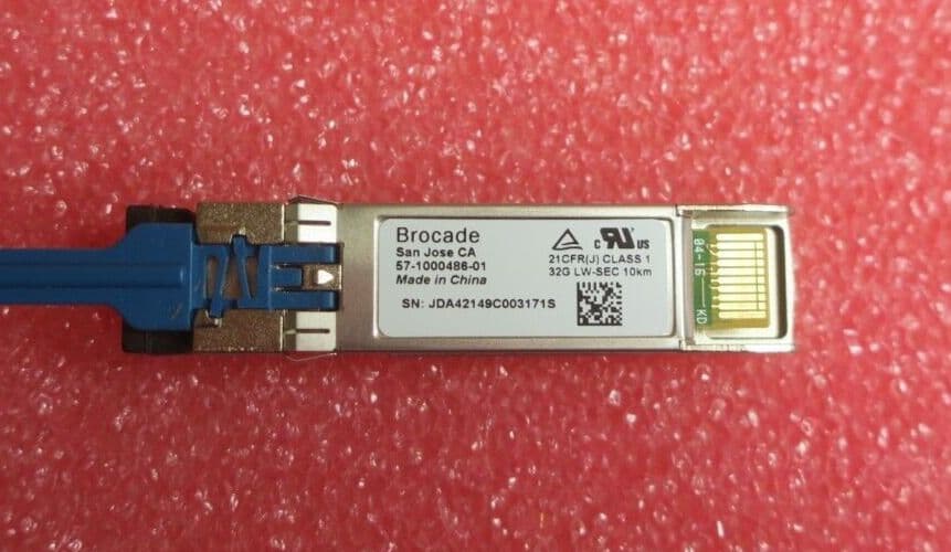 NEW Brocade 32Gb FC LWL 10km SFP Transceiver Module 57-1000486-01 XBR ...
