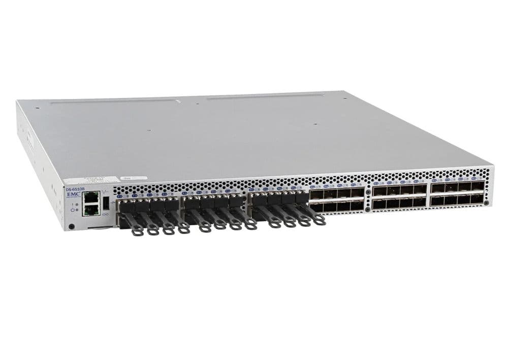 NEW Brocade EMC 6510 DS-6510B 48-Port 24 Active 16Gb FC Switch EM-6510 ...