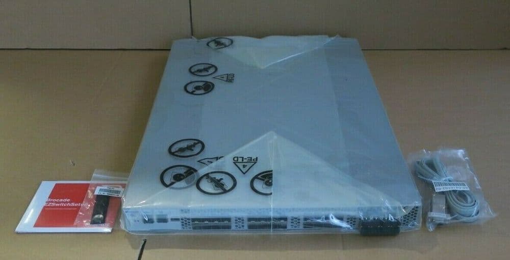 New Brocade EMC MP-8000B 32-Port Active 24x 10Gb/FCoE 8x 8Gb/s FC Switch