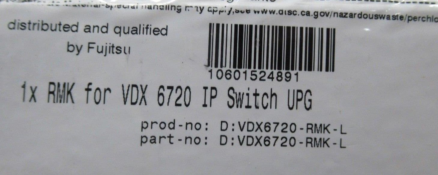 New Brocade / Fujitsu Rack Mount Assembly Kit For VDX 6720 IP Switch