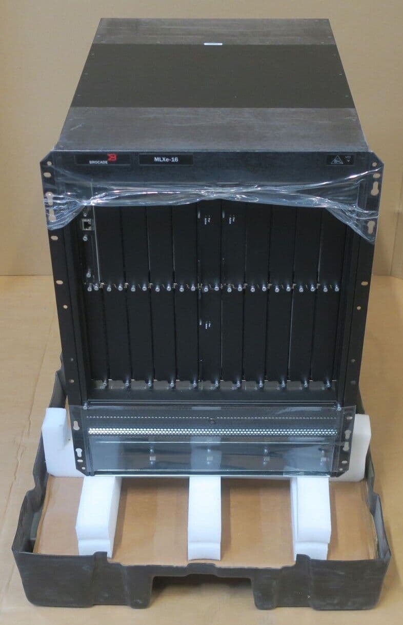 NEW Brocade MLXe-16 16-Slot Router Chassis BR-MLXE-16-MR2-M-AC 1x BR ...