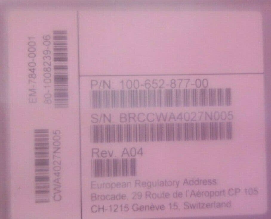 New Brocade MP-7840B 24x 16Gb FC 2x 40GbE 16x 10GbE 2U SAN Extension Switch