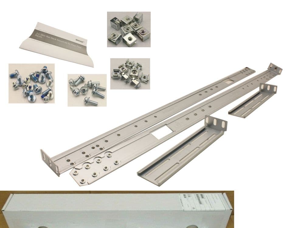 New Brocade XBR-R000291 80-1004822-02 Rack Mount Rail Kit for 6505 6510 VDX