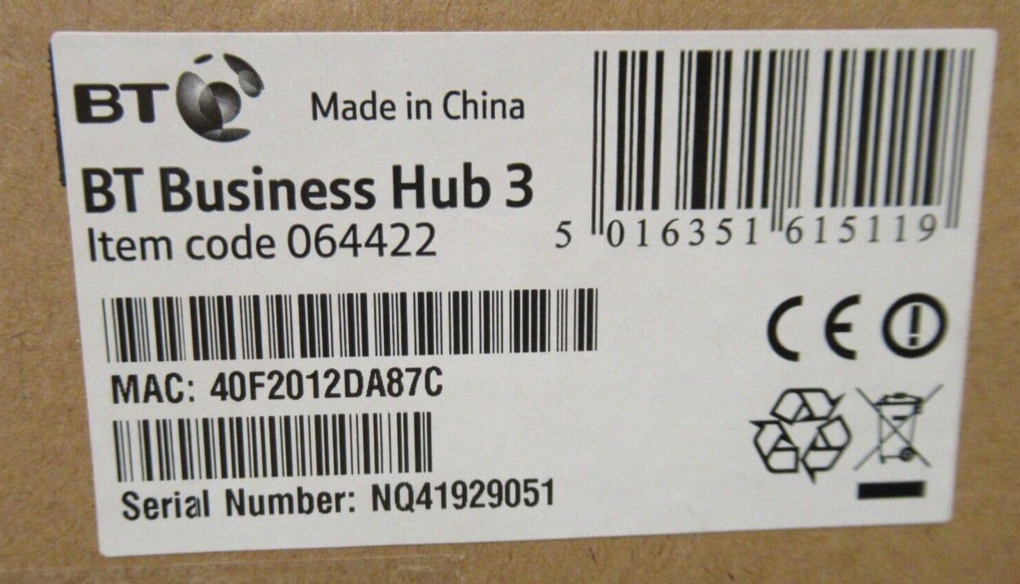 New BT 064422 Business Hub 3 And BT 064424 Business Hub ADSL Welcome Pack