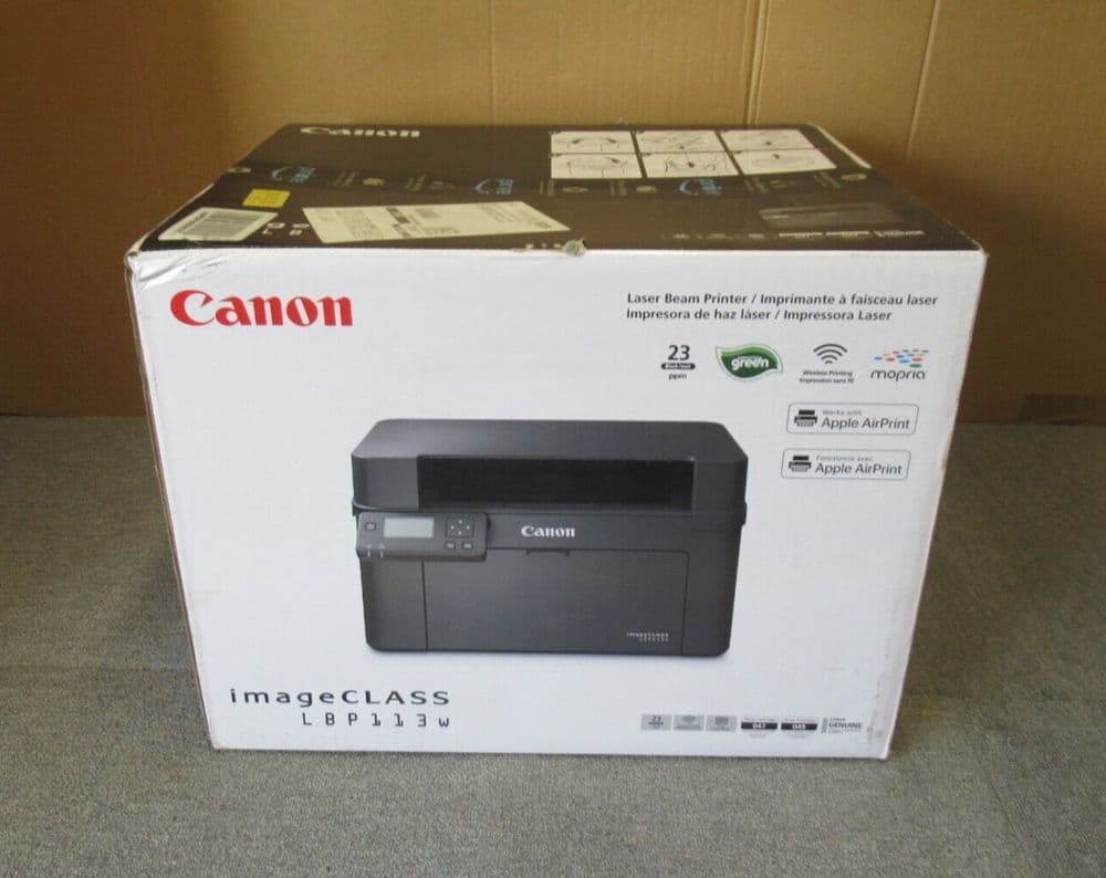 New Canon Imageclass LBP113W Wireless Mobile-Ready Laser Printer 23 PPM ...