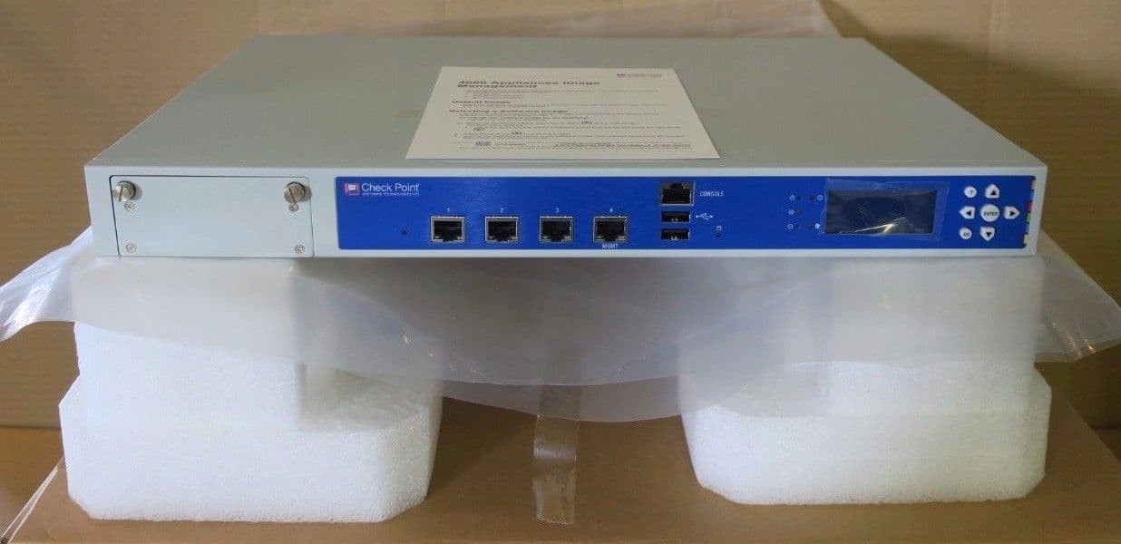 New Check Point 4200 4 Port Gigabit Firewall Appliance T-120 CPAP-SG4200