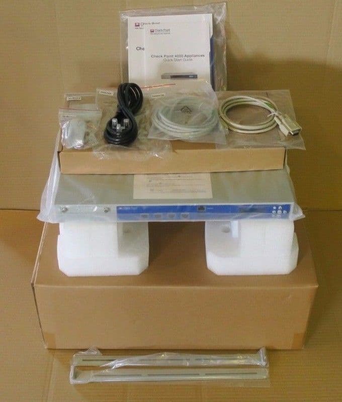 New Check Point 4200 4 Port Gigabit Firewall Appliance T-120 CPAP-SG4200
