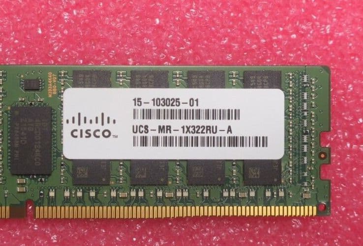 NEW Cisco 32GB 2Rx4 DDR4-2133P PC4-17000 Memory UCS-MR-1X322RU-A 15 ...