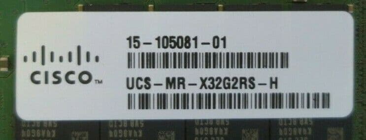 NEW Cisco 32GB 2Rx4 DDR4-2666 PC4-21300 RAM Memory UCS-MR-X32G2RS-H 15 ...