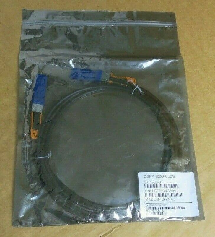 New Cisco 3M 100G QSFP28 Passive Copper DAC Direct Attach Cable QSFP ...