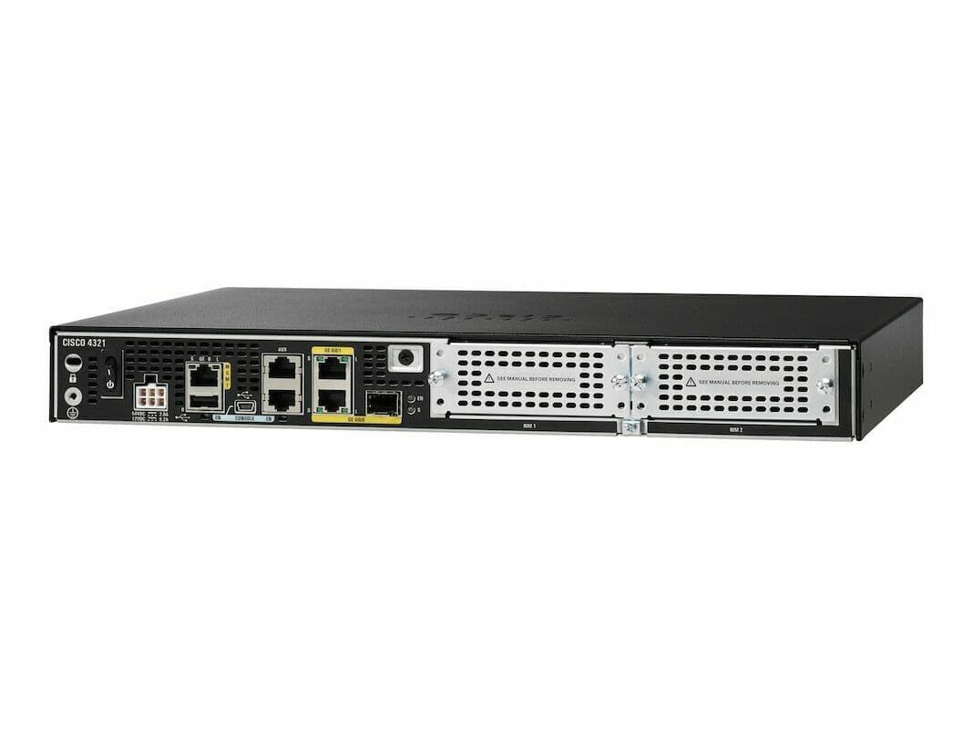 NEW Cisco 4321 Integrated Services Router ISR4321/K9 2GE 2NIM 4G FLASH ...