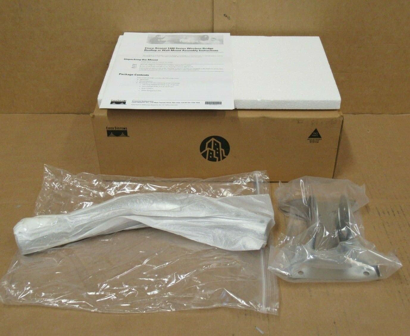 New Cisco AIR-ACCRWM1400 Aironet 1400 Access Point AP Roof Wall Mount Kit
