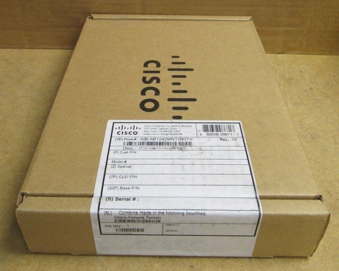 New Cisco AIR-AP1242MNTGKIT 1242 Series Access Point Ceiling/Wall mount ...