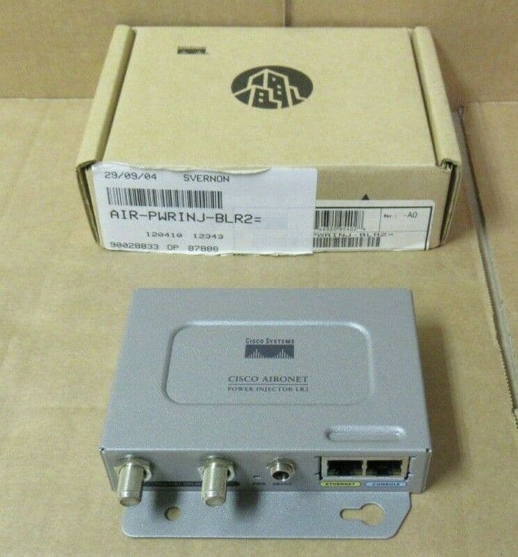 New Cisco AIR-PWRINJ-BLR2 Power Injector For Aironet 1300 Access Point AP