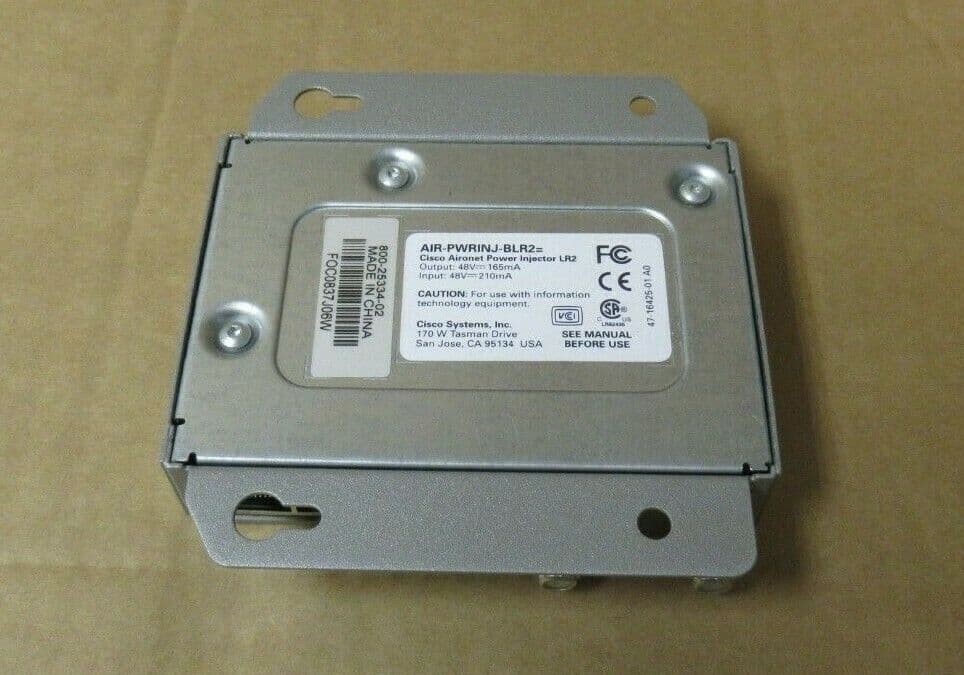New Cisco AIR-PWRINJ-BLR2 Power Injector For Aironet 1300 Access Point AP