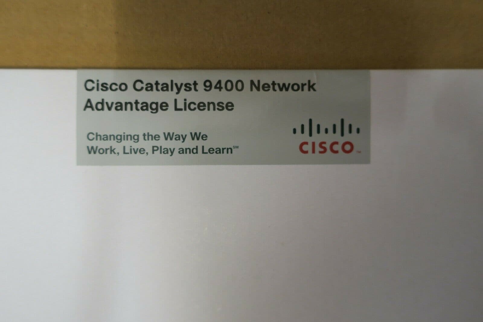NEW - Cisco Catalyst 9400 Series Chassis Network Advantage License ...