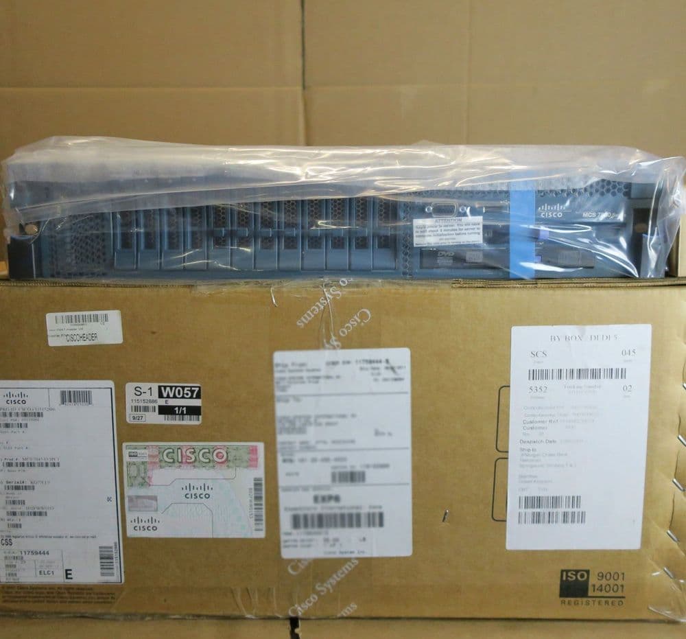 NEW Cisco MCS-7845I3-K9-CMC2 - 4 x 146GB 6GB RAM Media Convergence Server