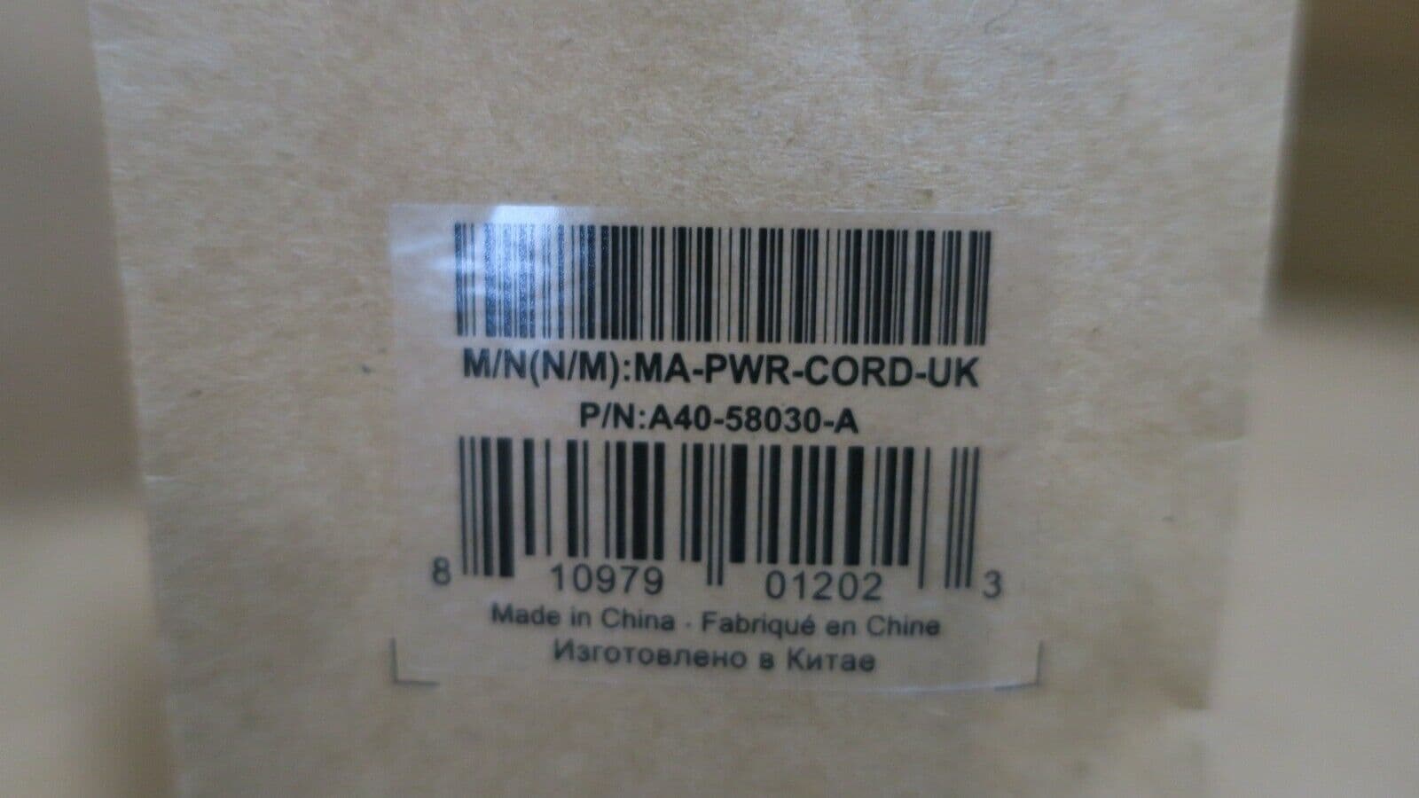 NEW Cisco Meraki MA-PWR-CORD-UK 3 Metre IEC C13 to UK Power Mains Plug ...
