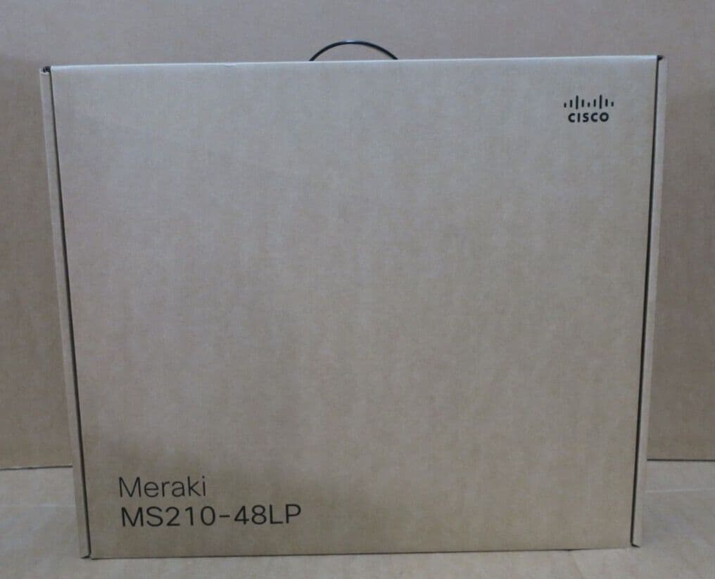 NEW Cisco Meraki MS210-48LP 48x 1GbE PoE 4x SFP Cloud Managed Switch ...