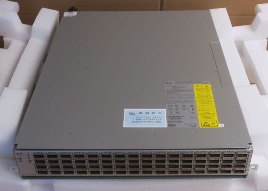 NEW Cisco Nexus N9K-C9364C-GX 64x 40/100Gbps QSFP28 2U Switch Advantage ...