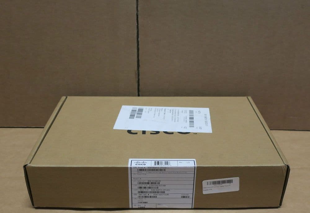 NEW Cisco NM-HDV2-2T1/E1 - High Density Voice / Fax Network Card Module