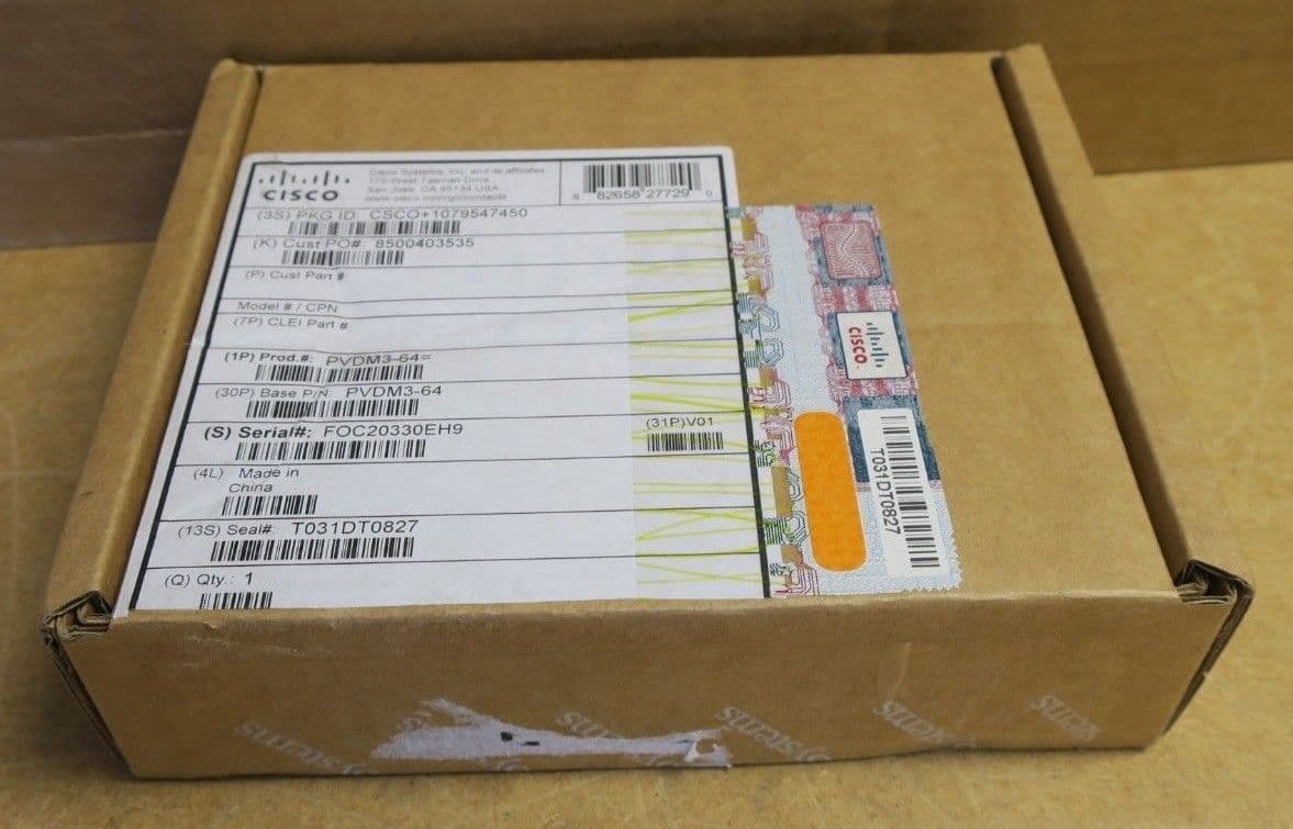 New Cisco PVDM3-64 64-Channel High-Density Voice Digital Signal ...