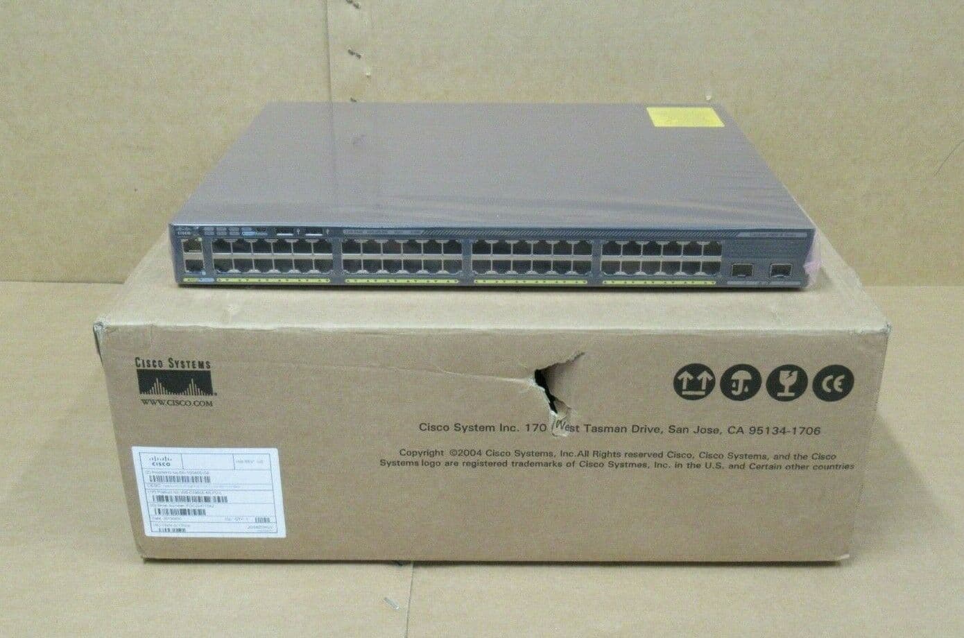 Switch Cisco Logo New Cisco WS C2960X 48LPD L 48 Port PoE Gigabit