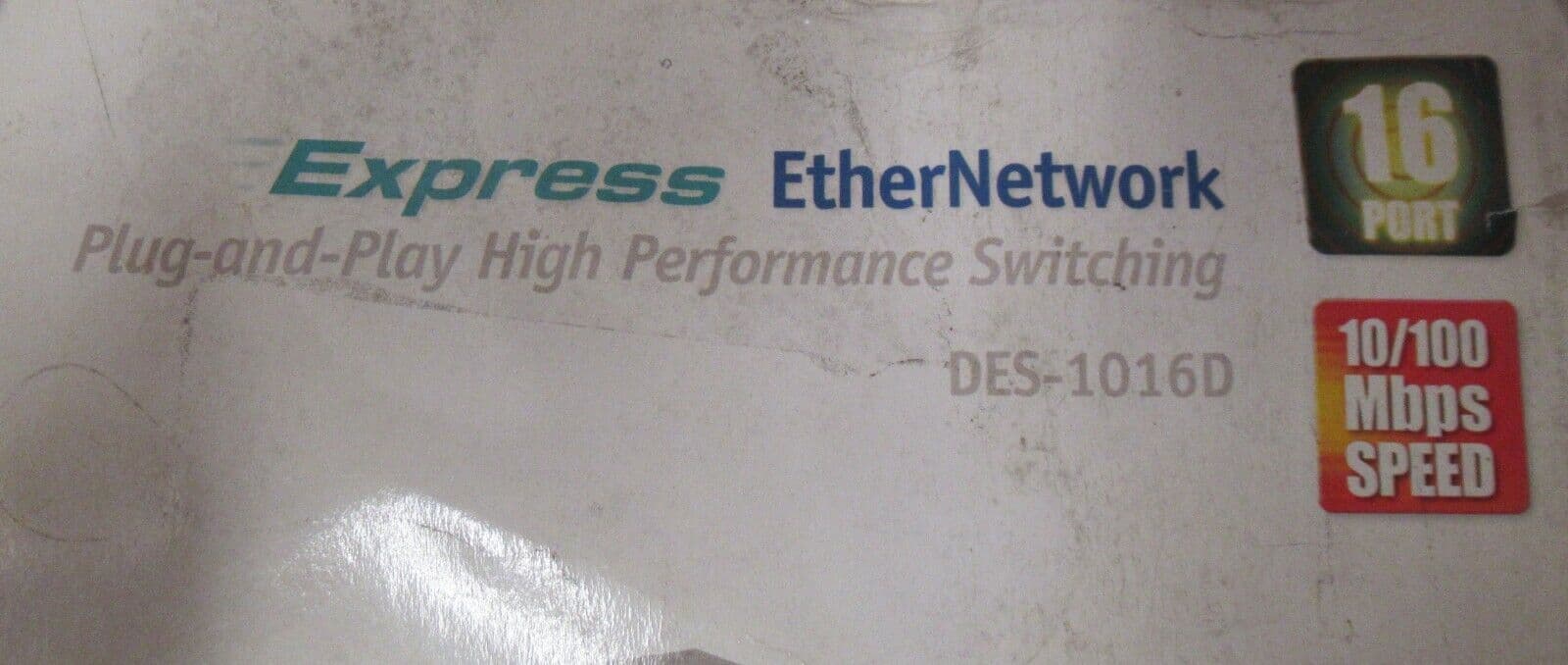 New D-Link DES-1016D 16-Port Fast Ethernet Unmanaged Desktop Switch