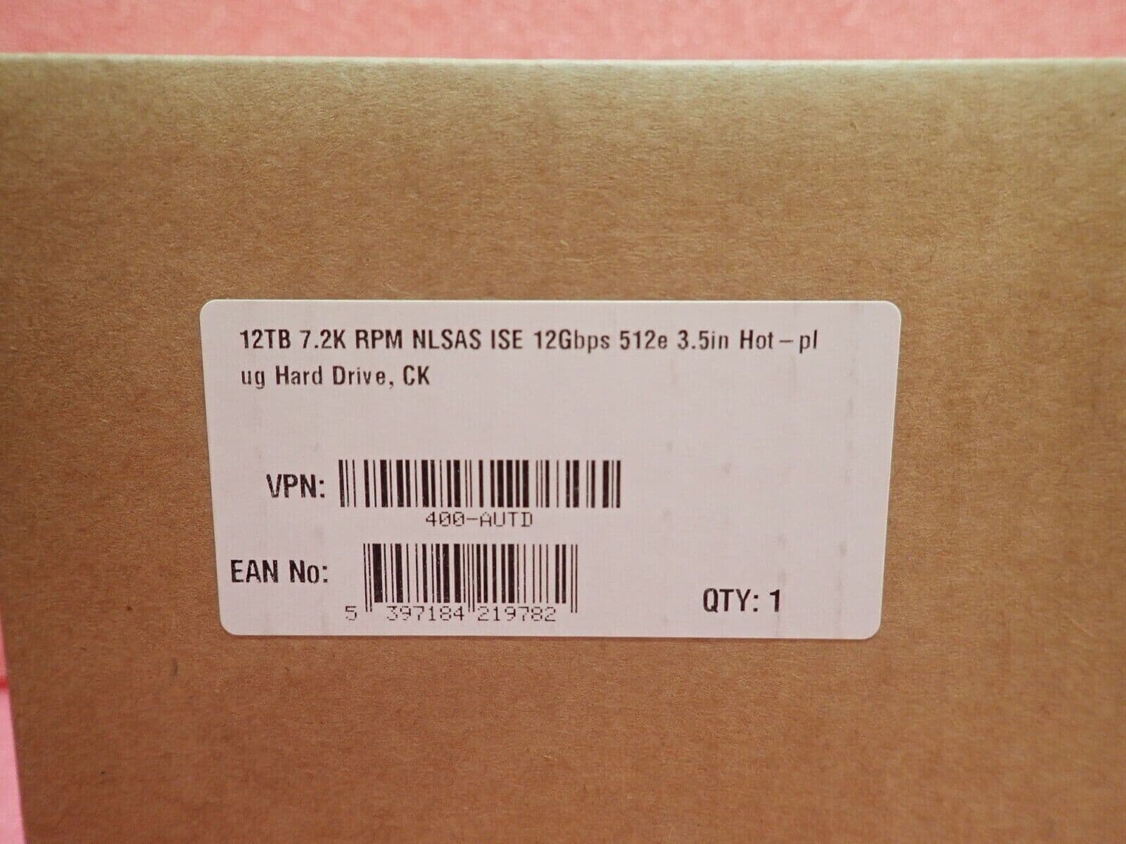 NEW Dell 12TB 7 2K SAS 12G 3 5" Hot-Plug HDD P05MG 400-AUTD 14/15th Gen ...