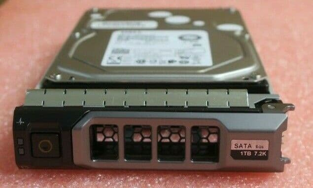 NEW Dell 1TB 3 5" SATA 7 2K 6Gb/s HDD Hard Drive in 13th Series Caddy K4M5W