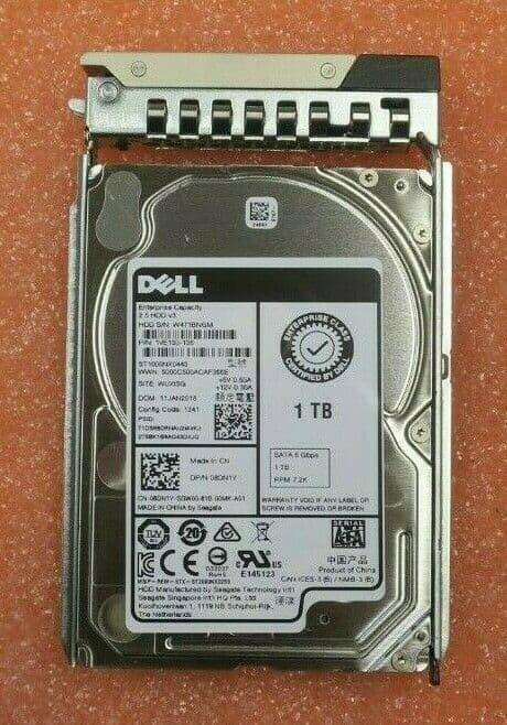 NEW Dell 1TB 6Gbps 7 2K 2 5" SATA HDD Hard Drive ST1000NX0443 8DN1Y ...