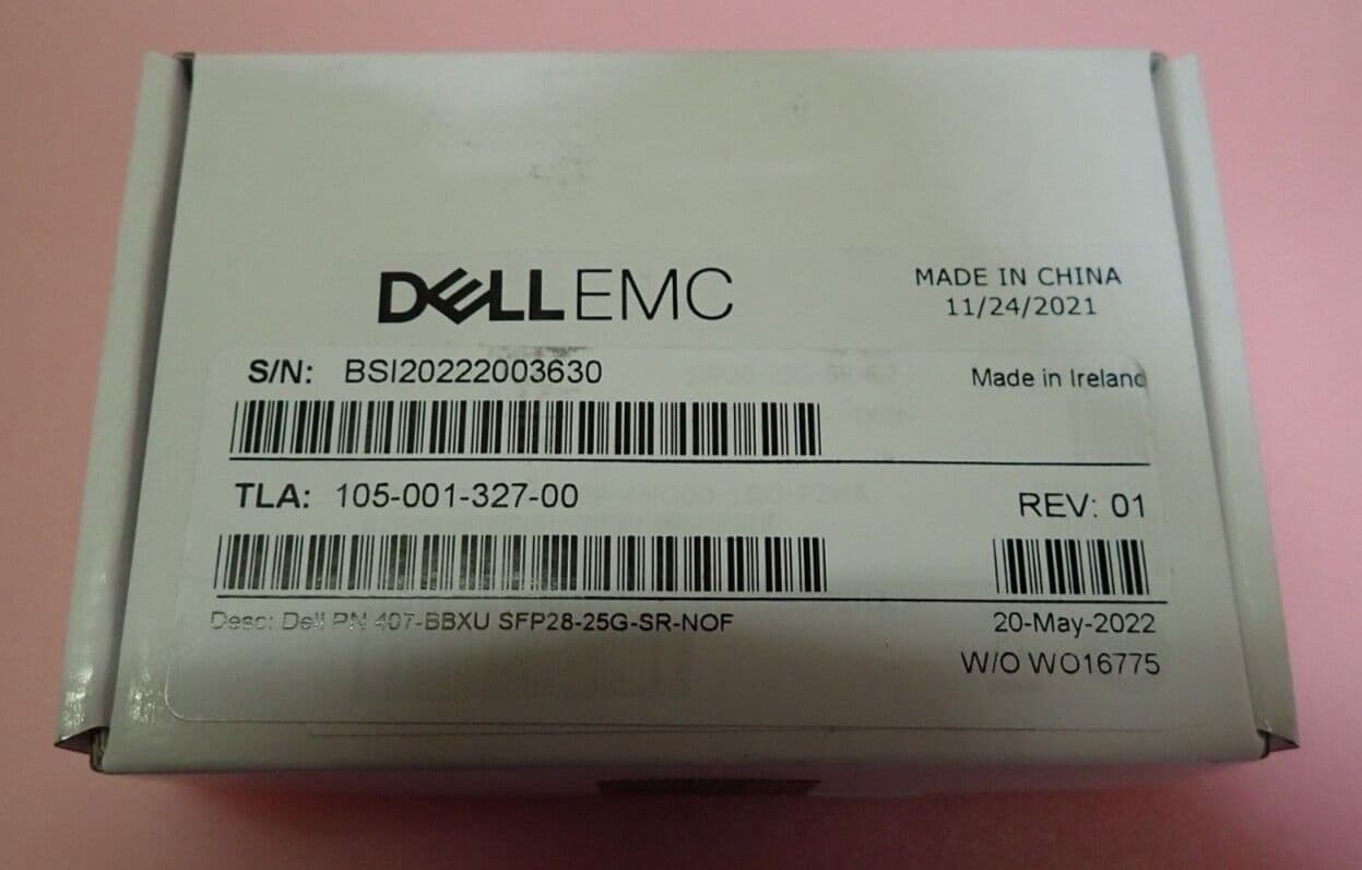 New Dell 25GbE SFP28 SR Duplex LC MMF No FEC Transceiver Module 0CTW7 ...