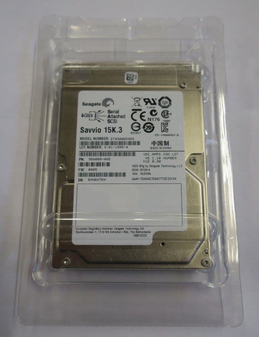 New Dell 300GB SAS 15k 3 6Gb/s 2 5" SFF Hard Drive HDD ST9300653SS ...