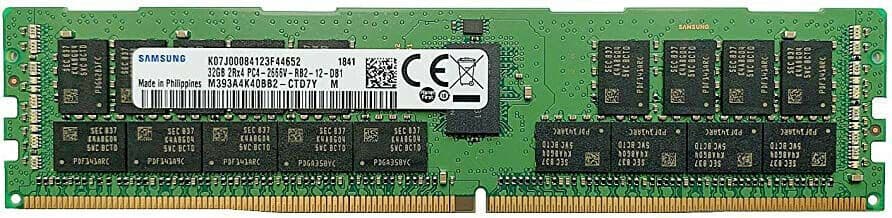 New Dell 32GB 2Rx4 PC4-21300 DDR4-2666 ECC REG Server Memory RAM ...