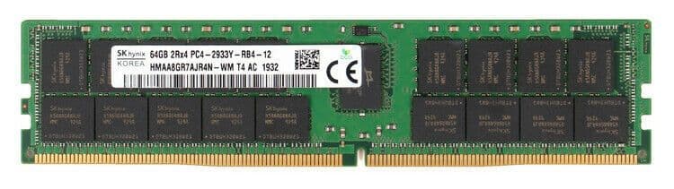 New Dell 64GB DDR4-23400 PC4-2933 2Rx4 ECC Server Memory RAM W403Y 0W403Y
