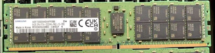 New Dell 64GB DDR4-3200 PC4-25600 2Rx4 ECC REG Server Memory P2MYX 0P2MYX