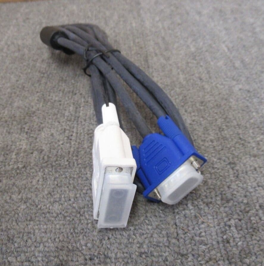 New Dell 68509J0001A Monitor Display Cable 3M DVI Male 15-Pin To VGA ...