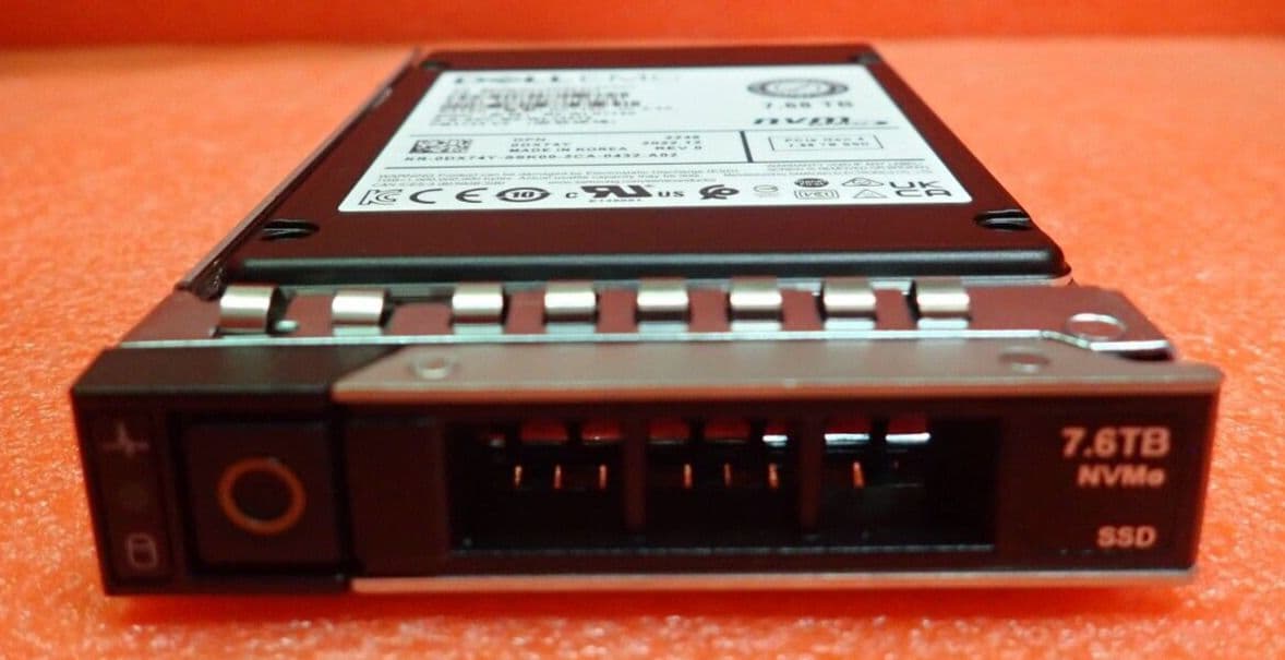 New Dell 7 68TB 2 5" NVMe PCIe Gen4 RI SSD PM1733v2 DX74Y 14th/15th ...