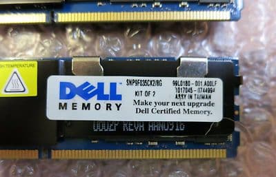 NEW Dell 8Gb 2 x 4Gb Memory RAM PowerEdge for PowerEdge 1950 2950 2900 1900