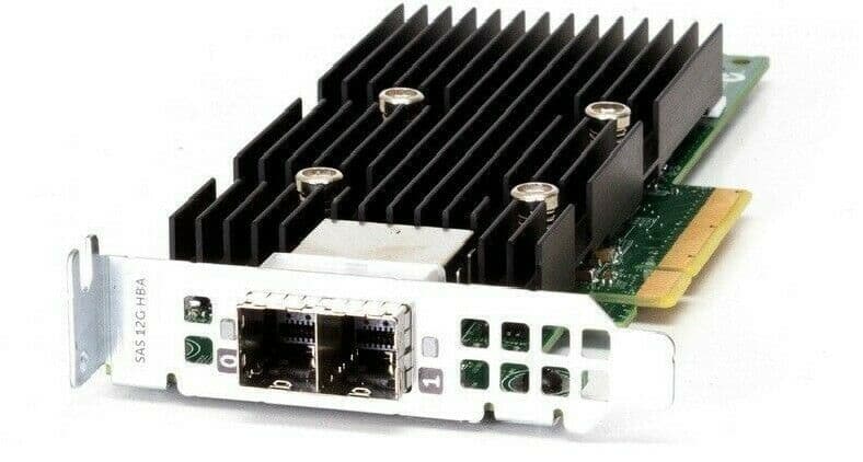 New Dell 9300-8e Dual Port SAS 12G Host Bus Adapter HBA Controller Card ...