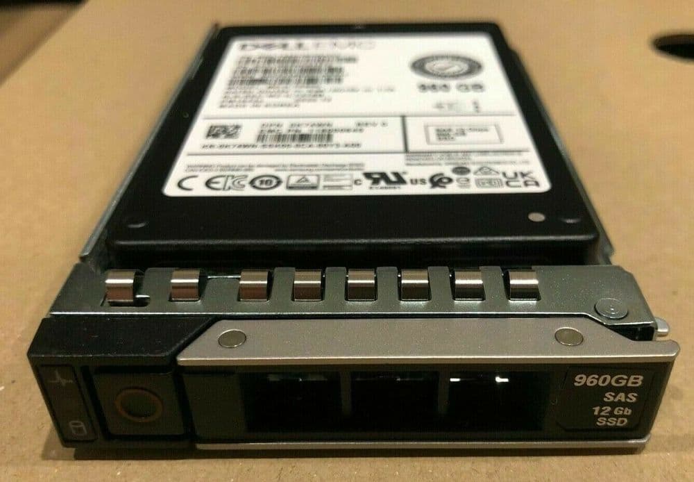 New Dell 960GB 2 5" SAS 12G RI TLC HotPlug SSD K74WN MZ-ILT960C 14th ...