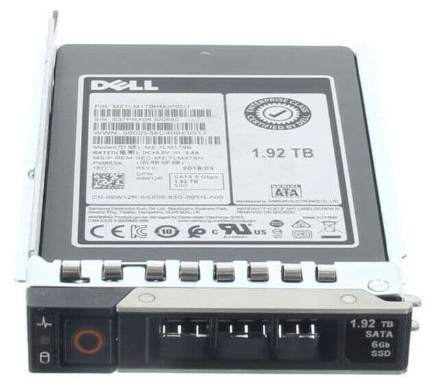 NEW DELL 9W12R 1 92TB READ INTENSIVE TLC SATA 6GBPS 2 5" SSD SOLID ...