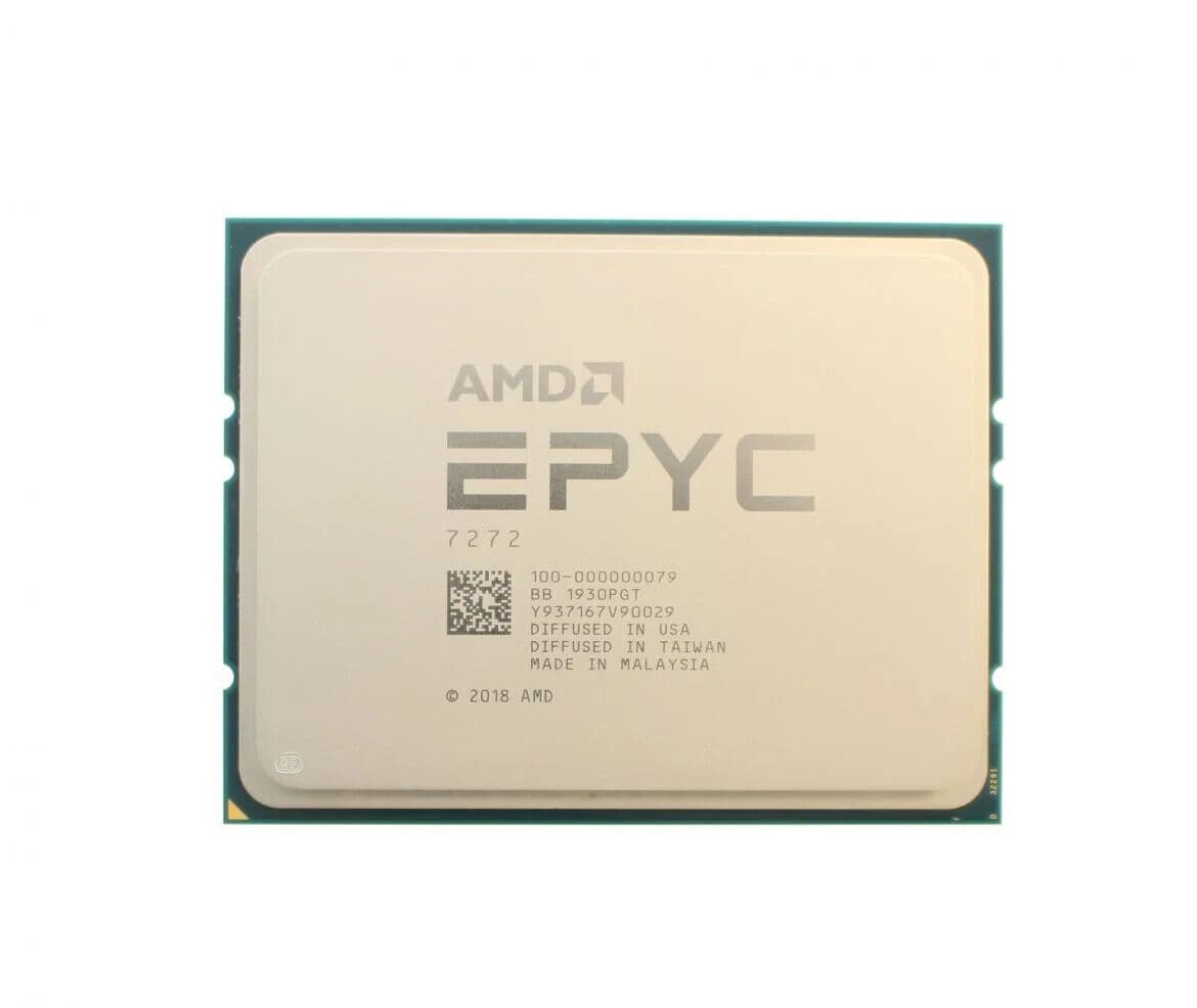NEW DELL AMD EPYC 7272 CPU PROCESSOR 12 CORE 2 90GHz 64MB 120W - 100 ...
