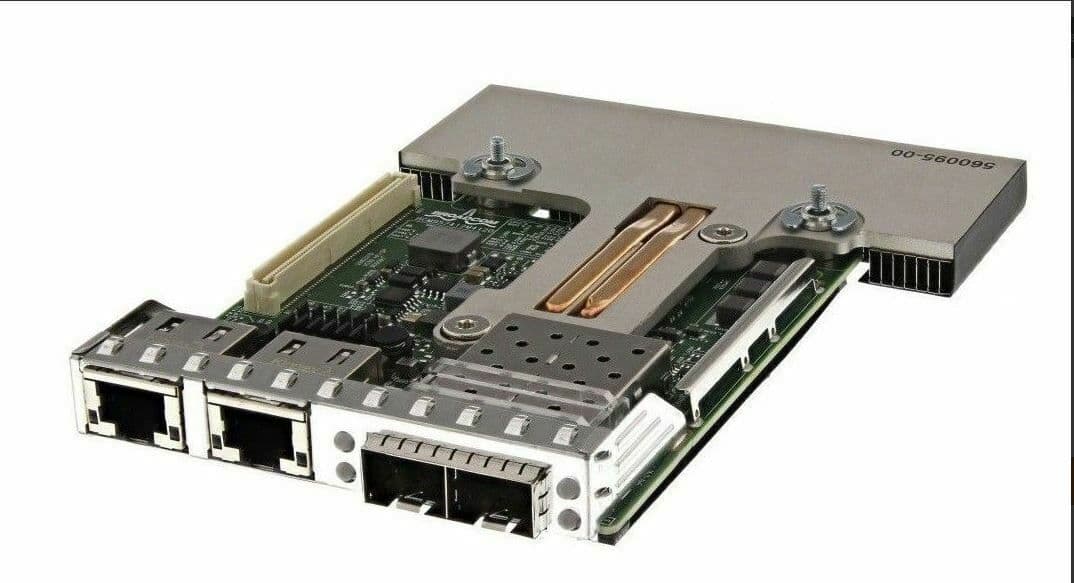 New Dell Broadcom 57412 2x 1Gb RJ-45 2x 10Gb SFP Quad Port FH NIC NWMNX