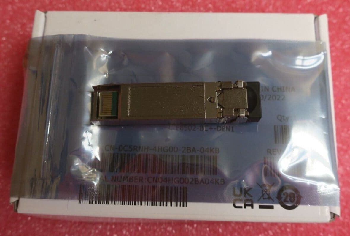 NEW Dell C5RNH 10GBASE-SR 850nm MMF LC SFP Transceiver Module LTF8502 ...