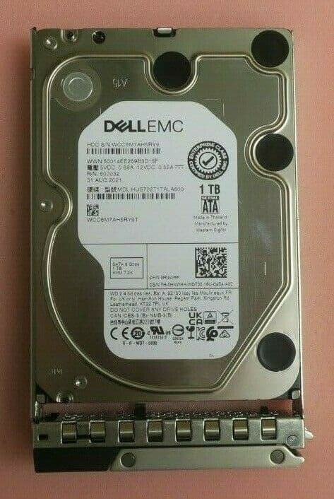 NEW Dell EMC 1TB 7 2K SATA 6G 3 5" Hot-Plug HDD Hard Drive HNWHH 14th ...