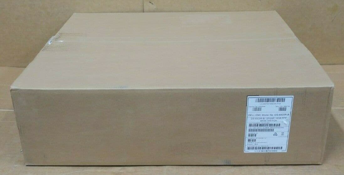 New Dell EMC Brocade 6505 DS-6505R-B 12P/24P 16GB RTF Switch MMT49